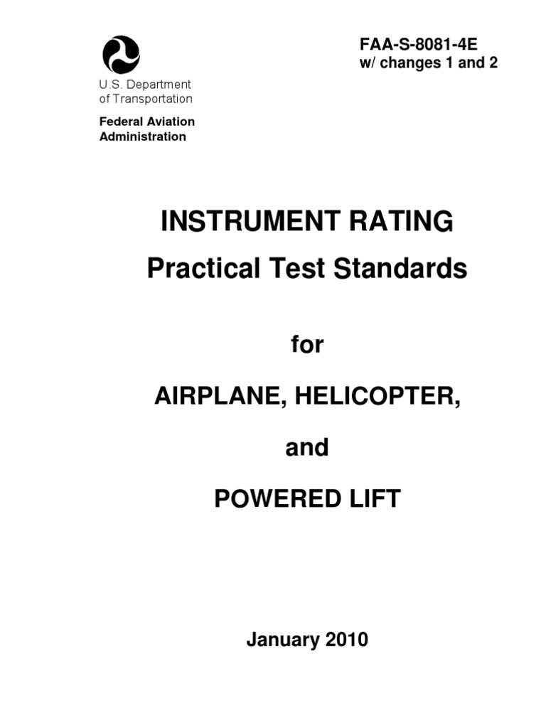 Faa S 8081 4e | PDF | Instrument Flight Rules | Air Traffic Control