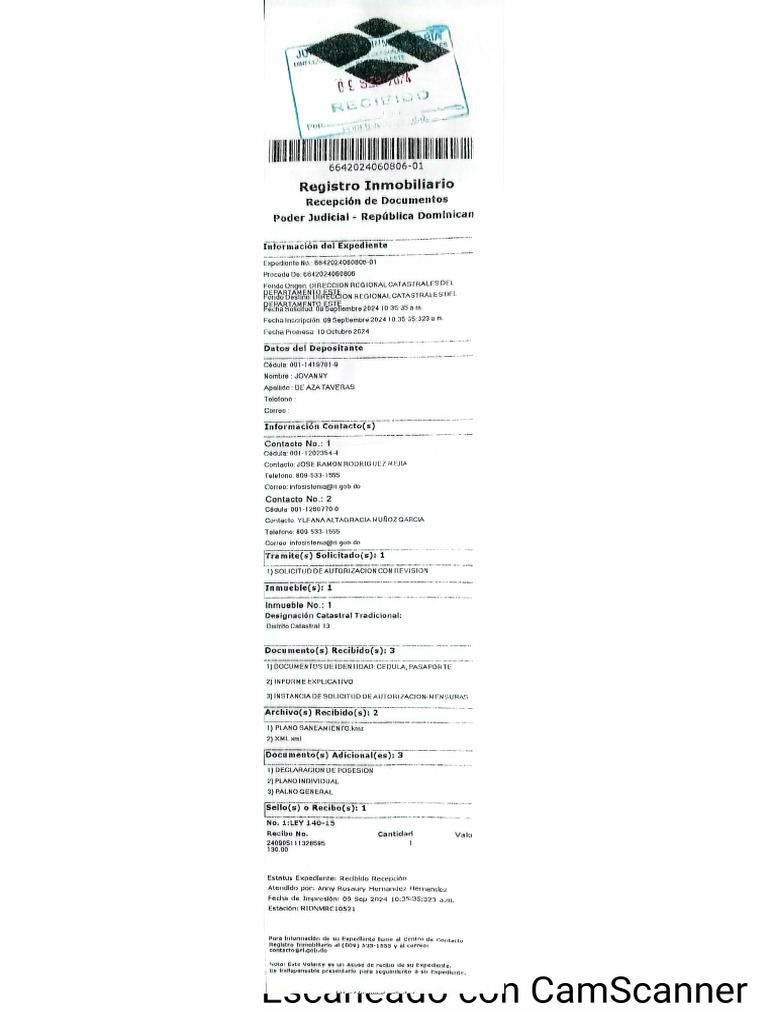 Recibo de Depósito | PDF