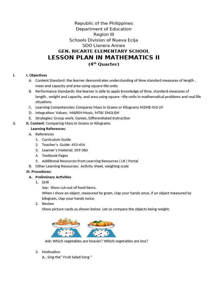 Grade 2 COT MATH Q4 | PDF