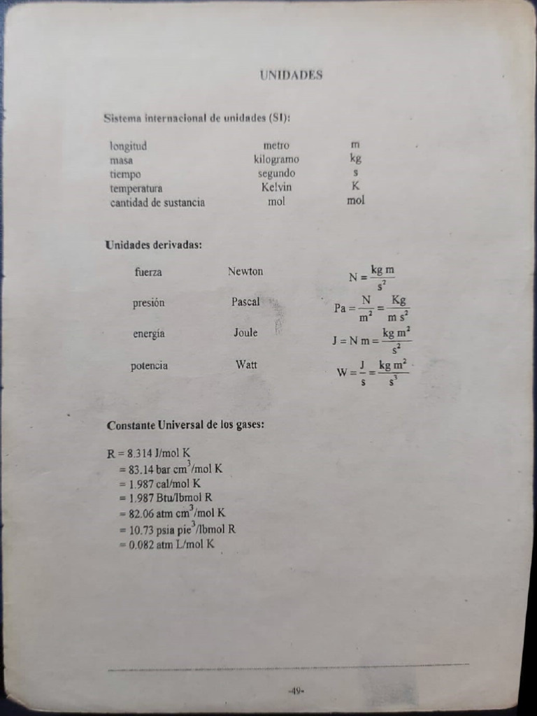 tabla de conversiónes | PDF