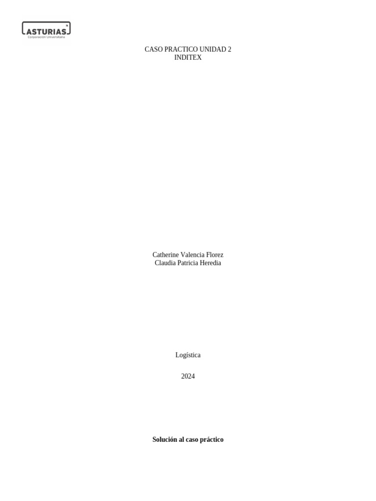 Caso Practico Unidad 2 | PDF