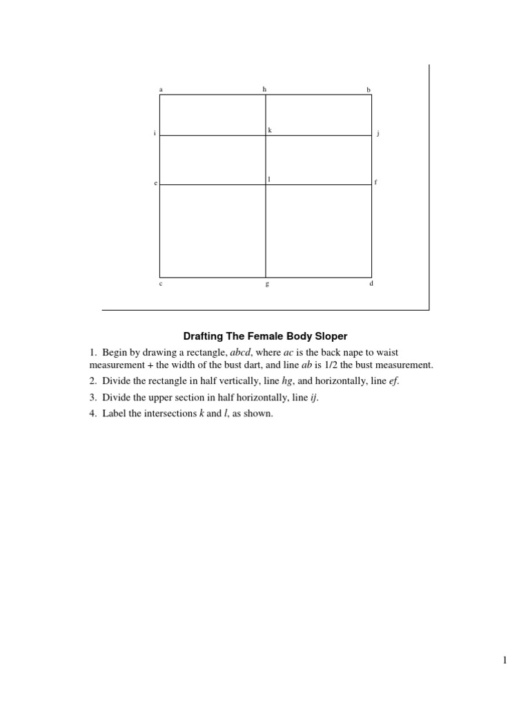 Pattern Drafting | PDF | Seam (Sewing) | Space