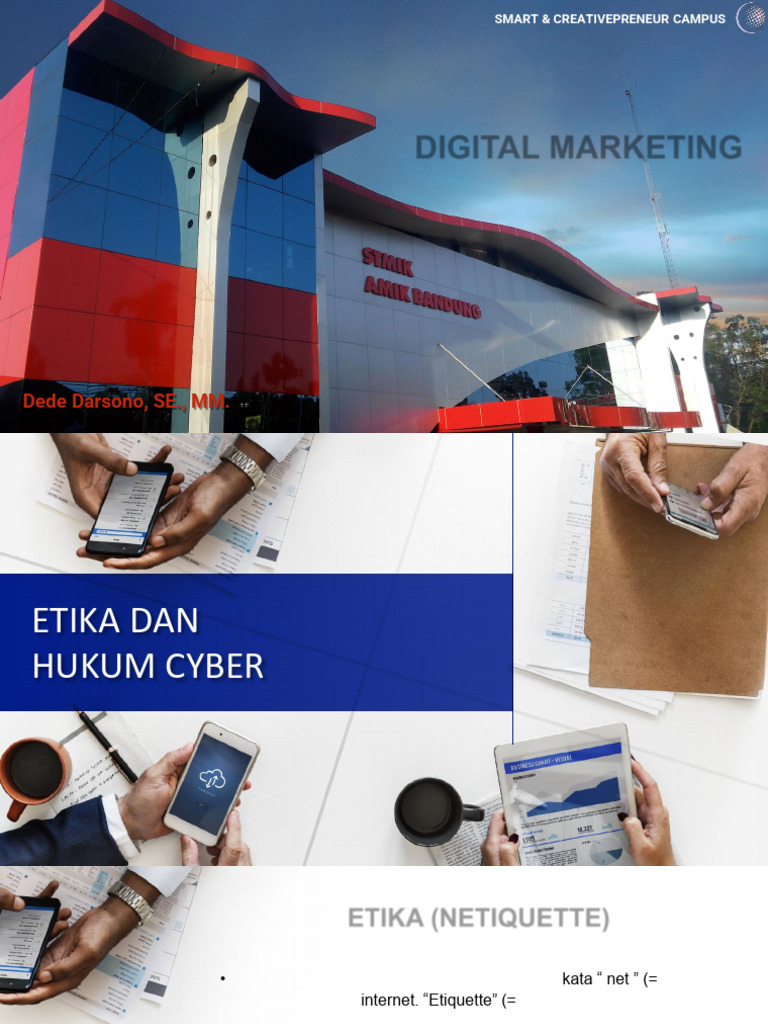 Etika & Hukum Cyber | PDF