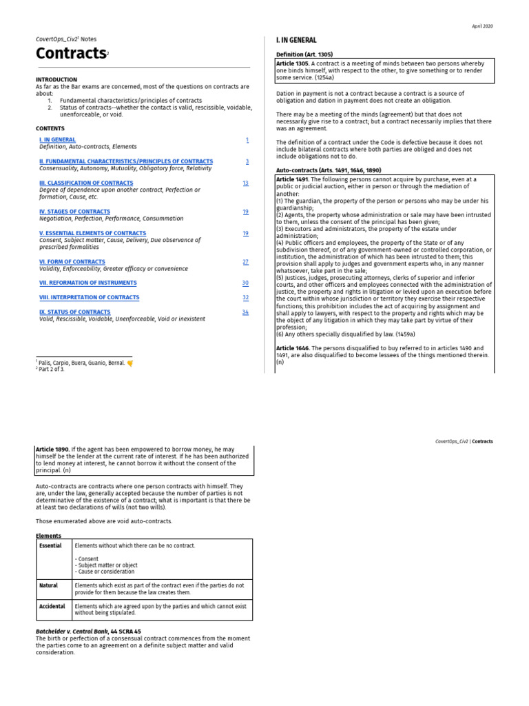 CovertOps - Civ2 Part 2 - CONTRACTS 2 | PDF