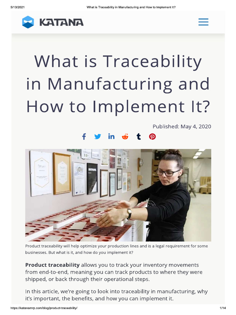 traceability | PDF