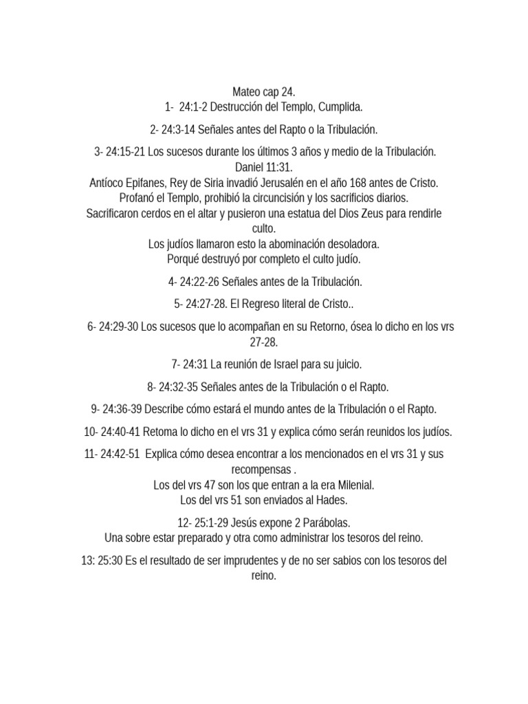 Mateo 24 | PDF