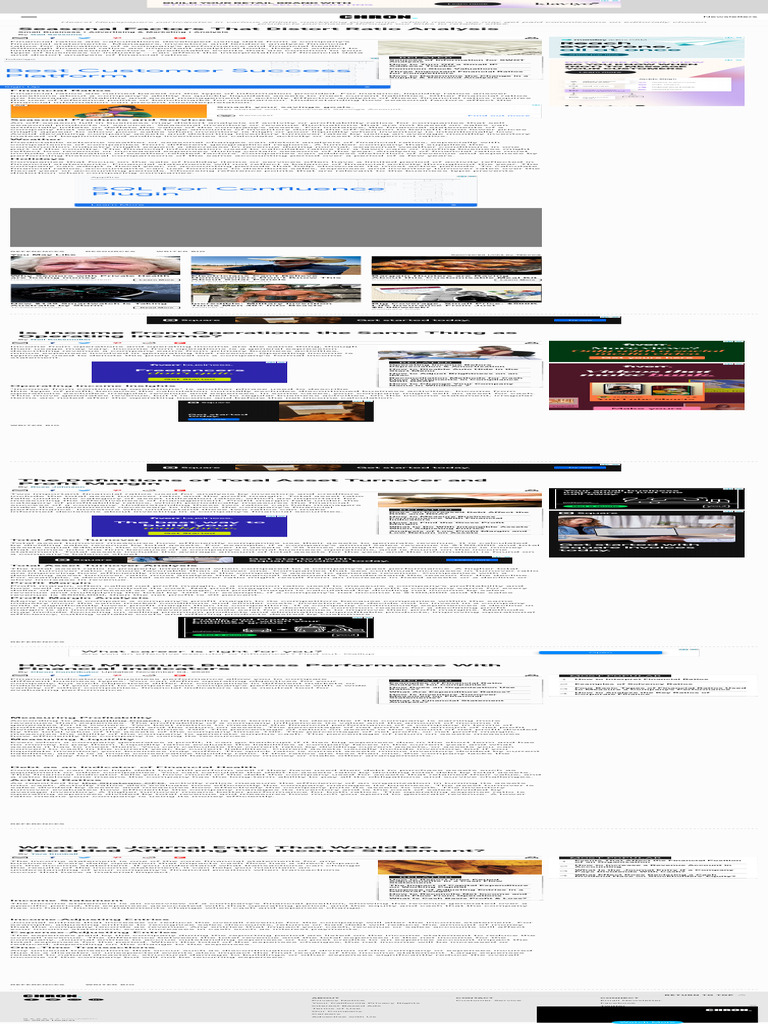 How to Measure Business Performance With Financial Indicators | PDF