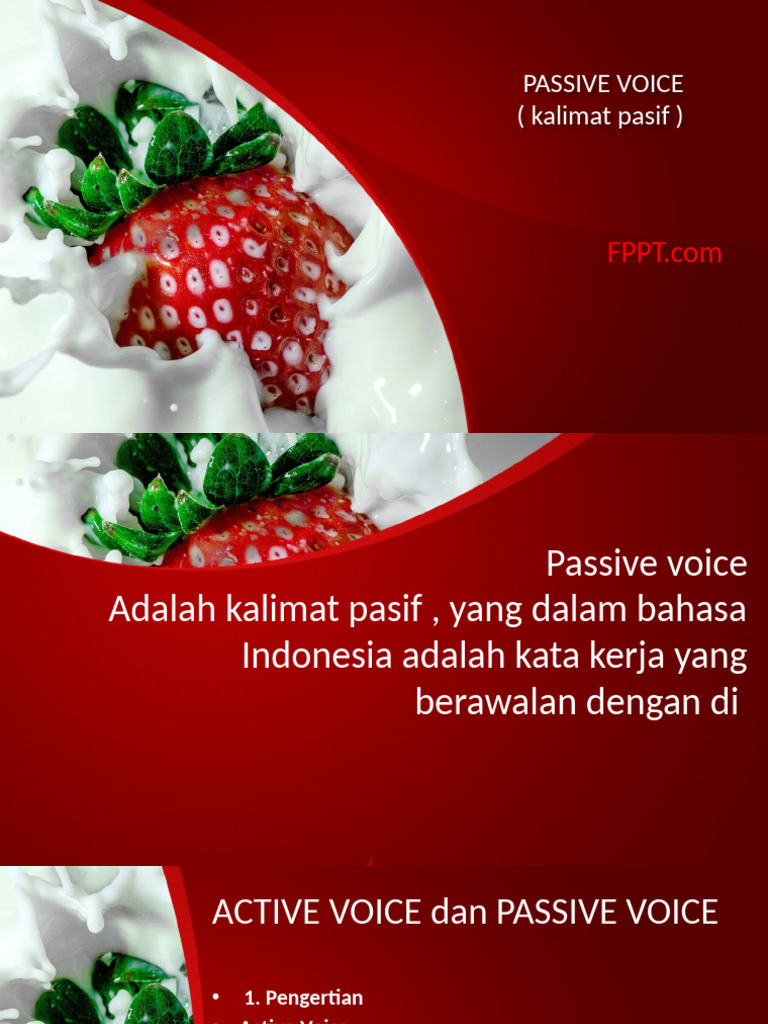 Ppt Passive Voice | PDF