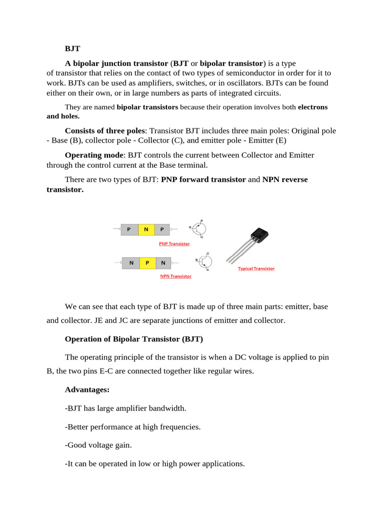 BJT | PDF