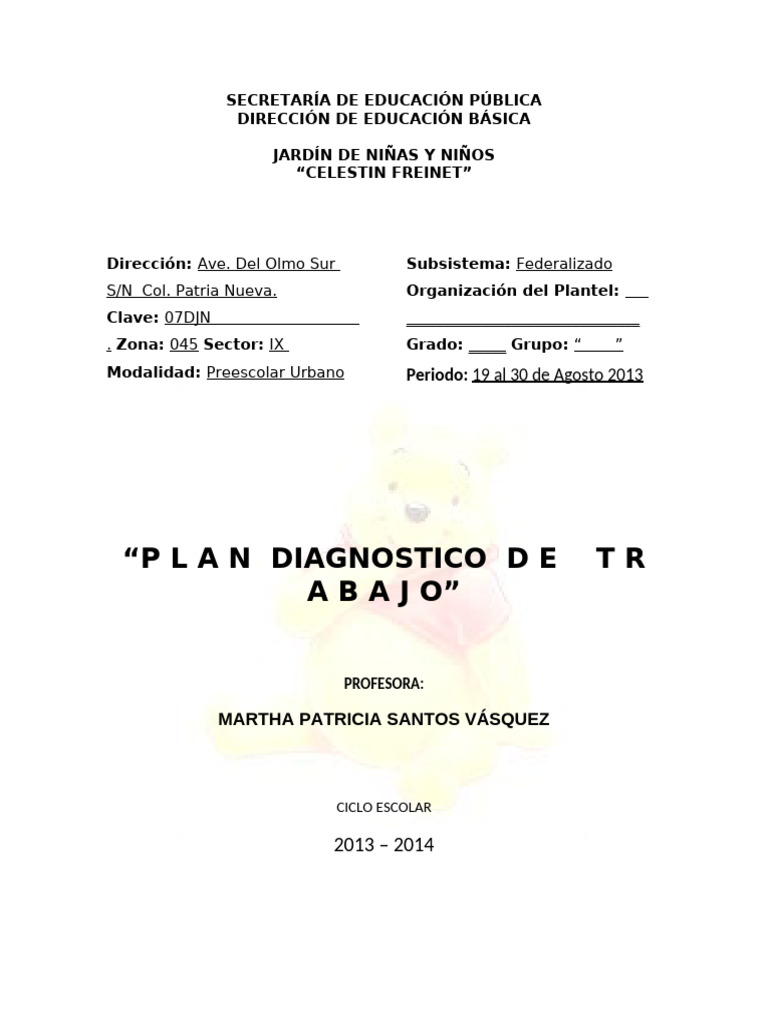 plan diagnostico | PDF