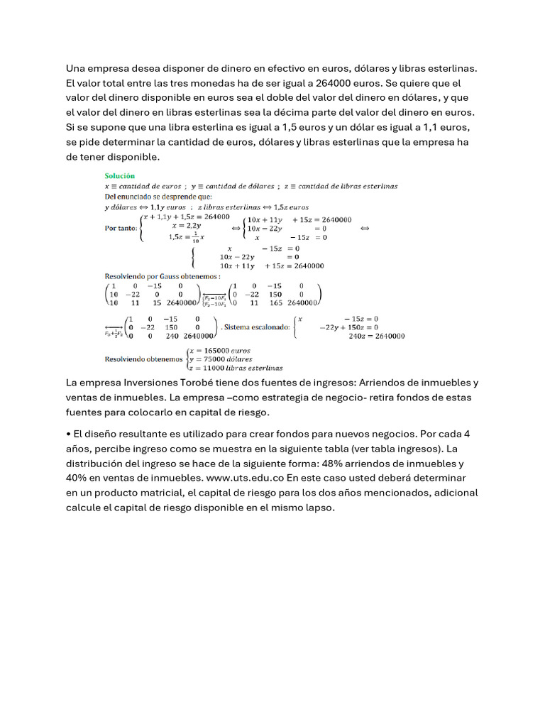 Actividad Algebra Matricial | PDF