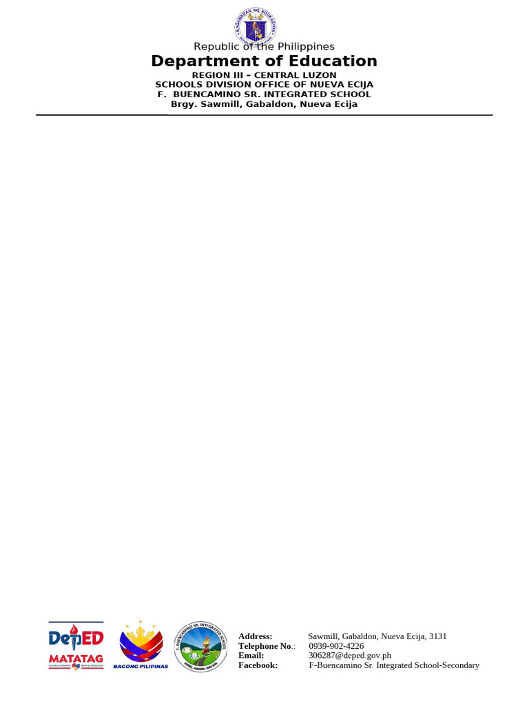 Official Header and Footer | PDF