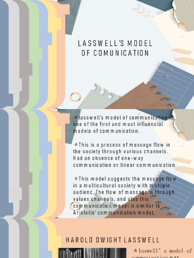 Communiction Model Lasswells | PDF