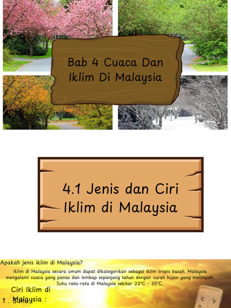 Bab 4 Cuaca Dan Iklim Di Malaysia | PDF