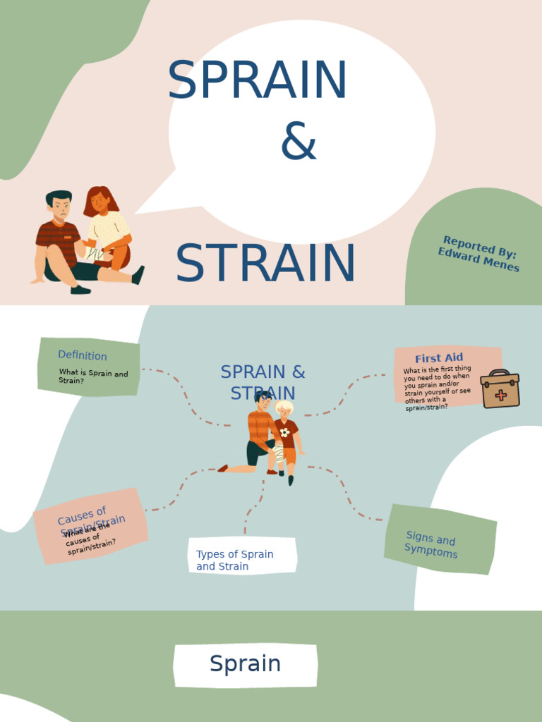 Sprain and Strain | PDF