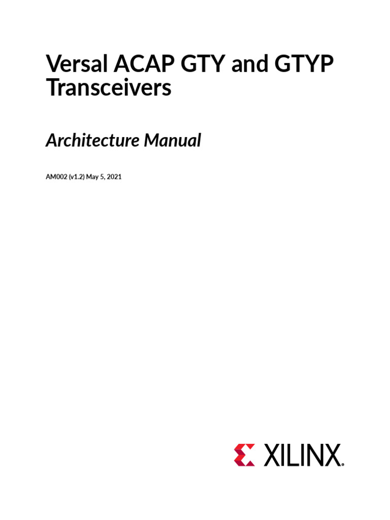 Am002 Versal Gty Transceivers | PDF | Hardware Description Language ...