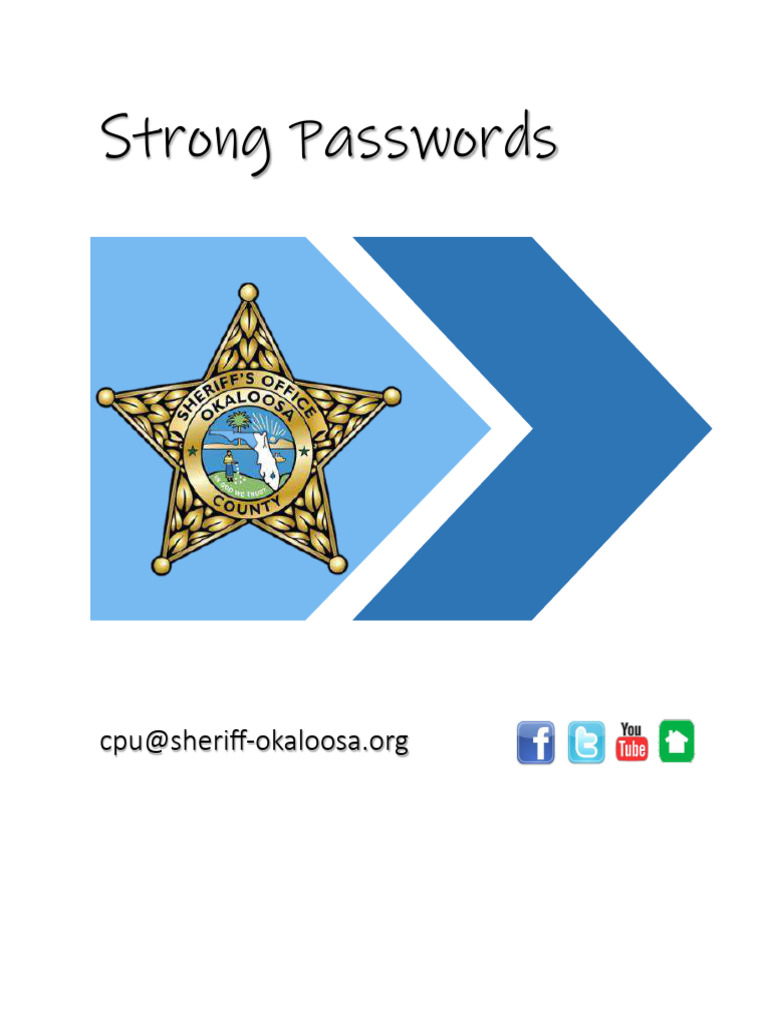 Strong Passwords Packet Cpu | PDF