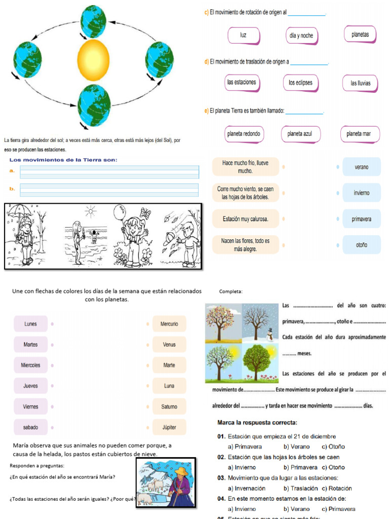 Como Se Producen Las Estaciones | PDF