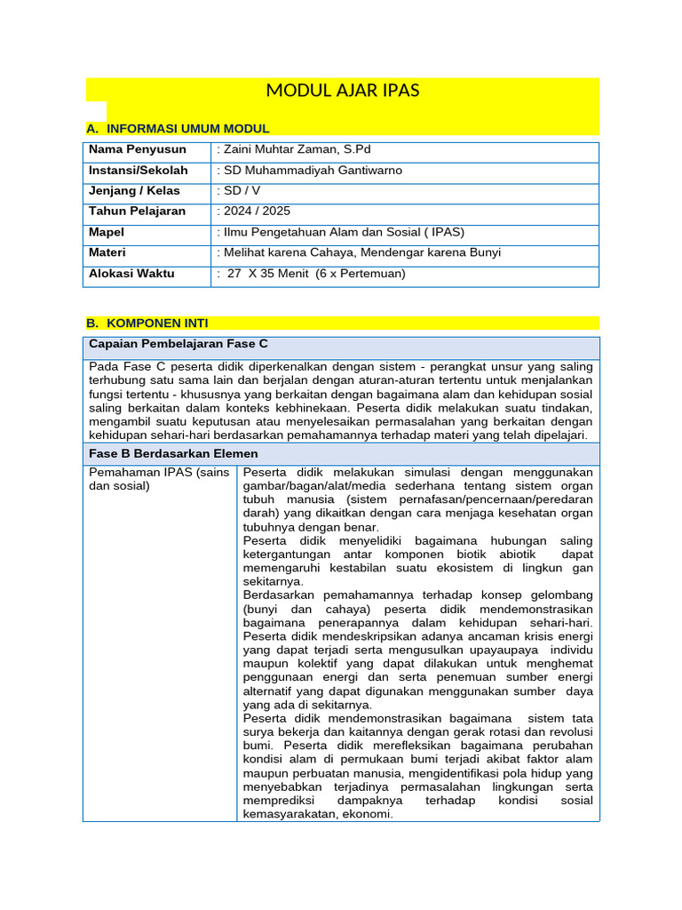 BAB 2 - MA IPAS Kls 5 | PDF