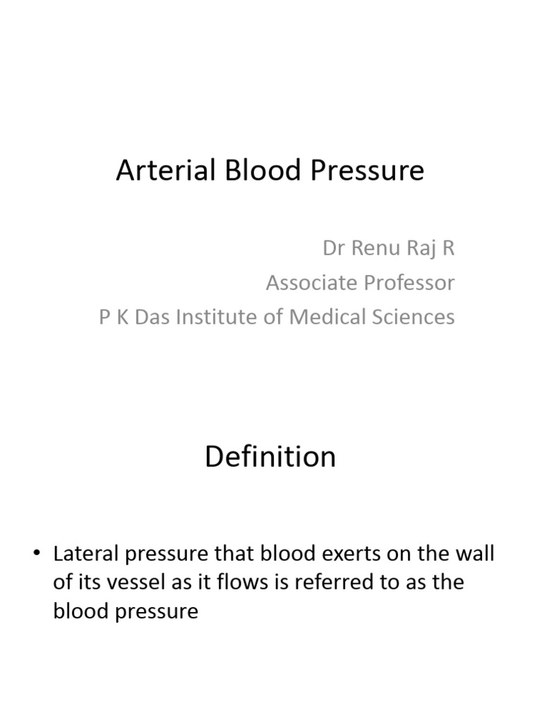 Blood Pressure | PDF