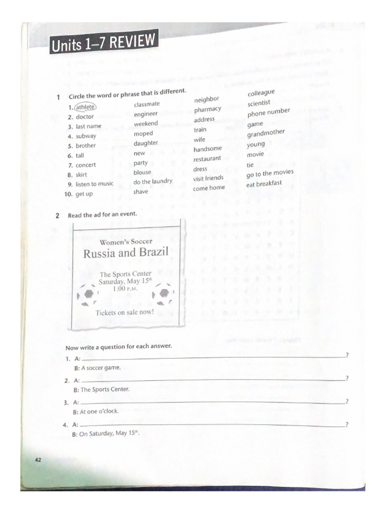 Units 1-7 Review | PDF