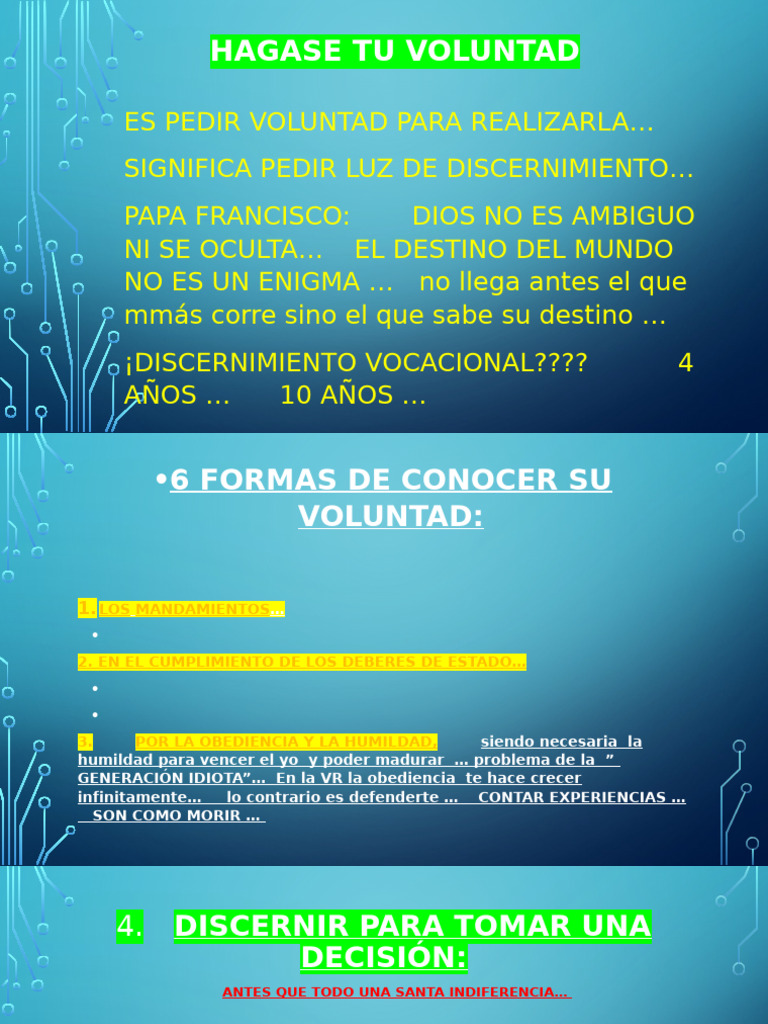 Hagase Tu Voluntad | PDF