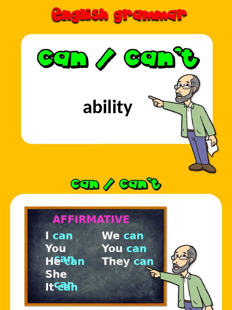 Unit 1 - Can or Cant | PDF