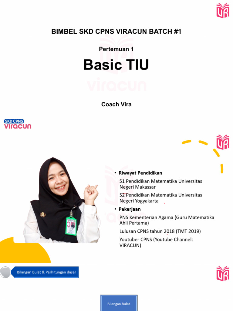Pertemuan 1 - Basic TIU (Oret) | PDF