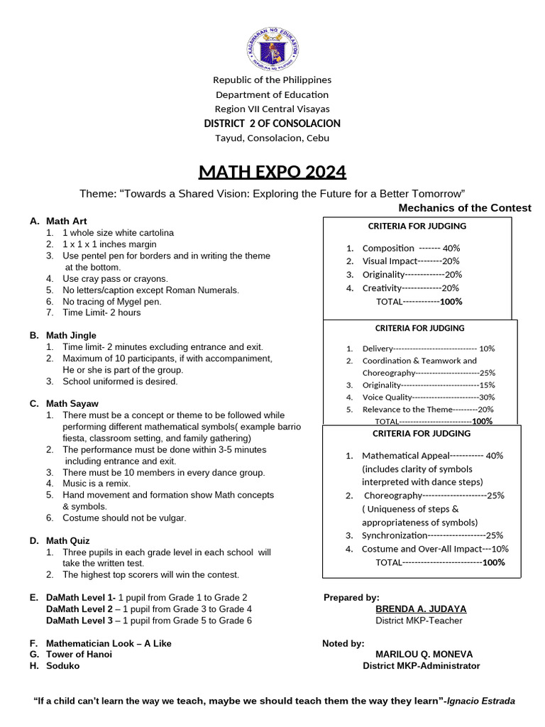 2024 Math Activities | PDF