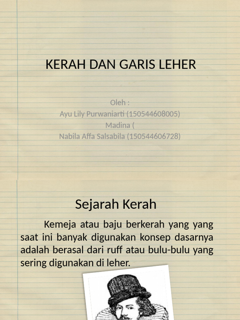Kerah Dan Garis Leher | PDF