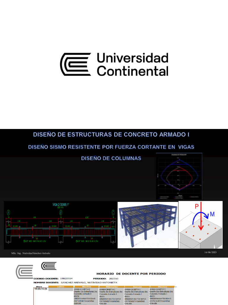 Diseño Por Flexión de Vigas y Diseño de Columnas | PDF