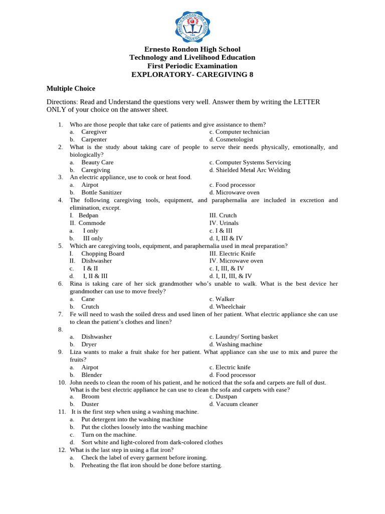 Grade8- 1st periodical exam (1) | PDF