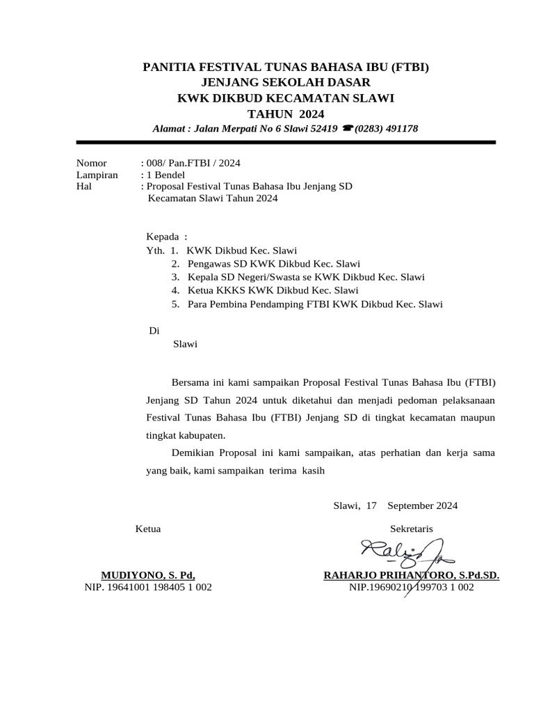 Proposal - Ftbi 2024 | PDF