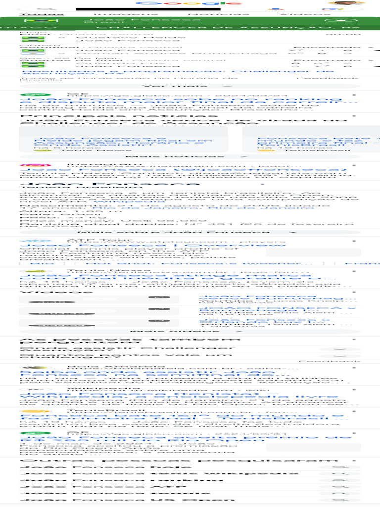 Joao Fonseca - Pesquisa Google | PDF