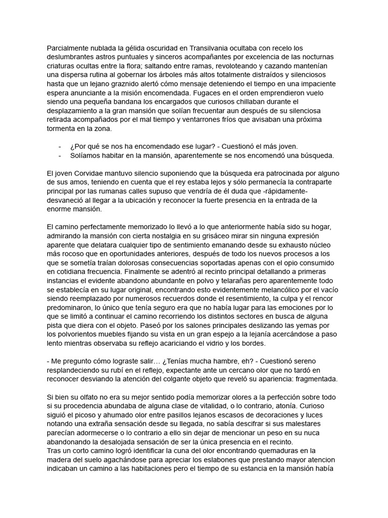 Corvidae Mision | PDF