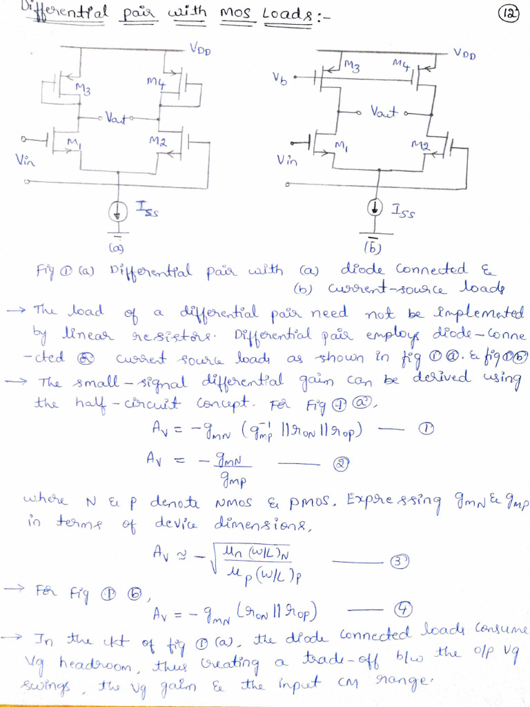 Cmos Unit2 - ch1 Notes | PDF
