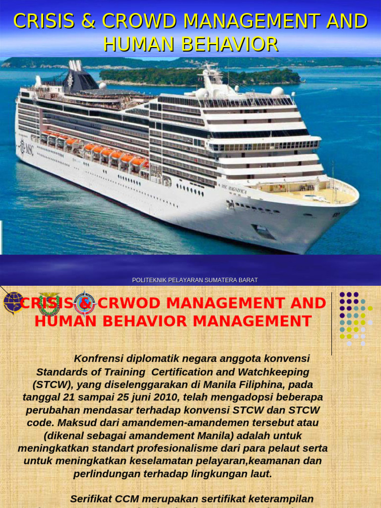 Crisiss & Crowd Management | PDF