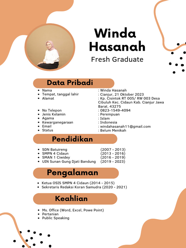CV_Winda Hasanah | PDF
