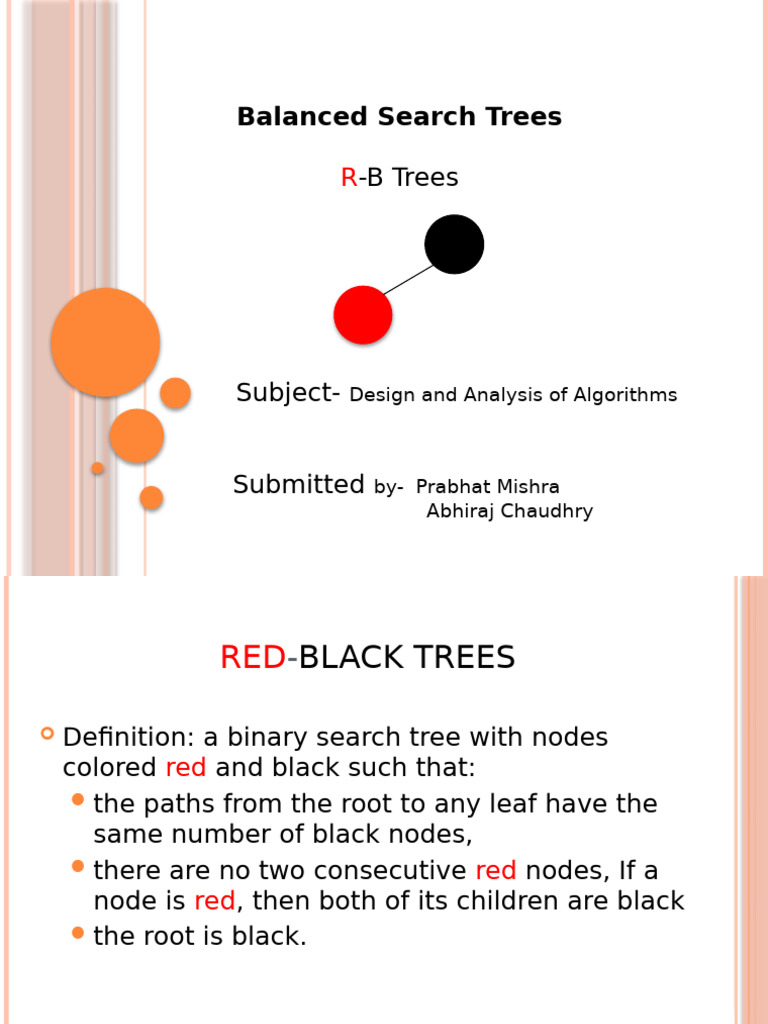Red Black Tree | PDF