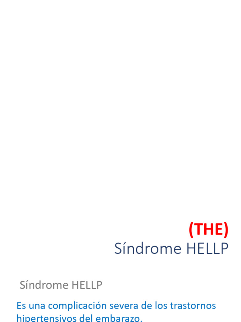 Sindrome de Hellp | PDF