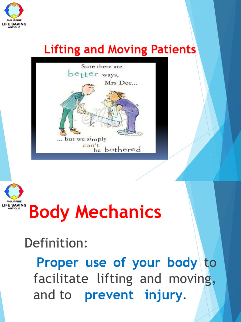 Lifting and Moving Patients | PDF