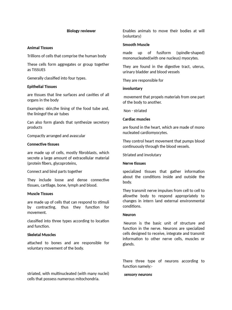 Biology Reviewer | PDF