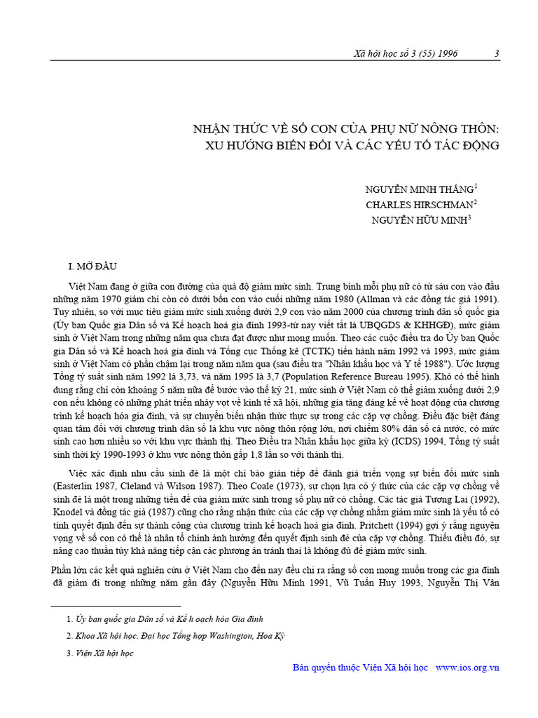 So3 1996 Thangminh | PDF