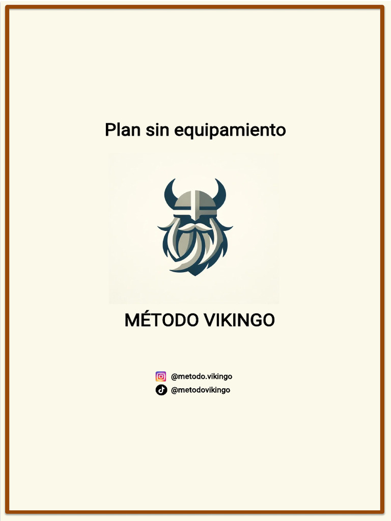 Método Vikingo Plan en Casa | PDF Método Vikingo Plan en Casa | PDF