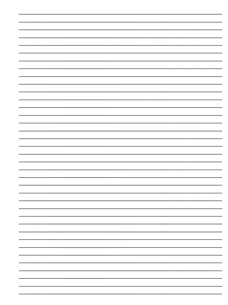 Lembar Kertas Garis | PDF