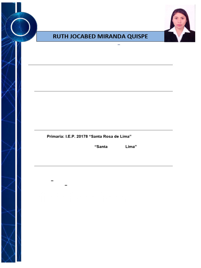 Curriculum Vitae Ruth Jocabed Miranda 2024 | PDF