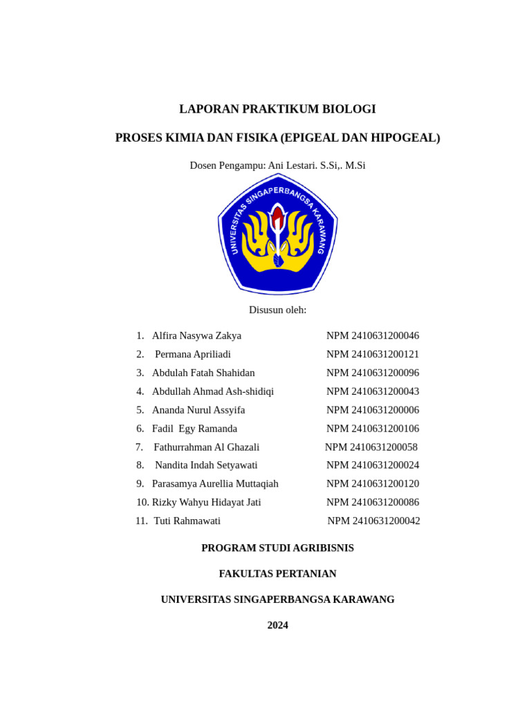 Laporan Praktikum Biologi Kel 2 | PDF