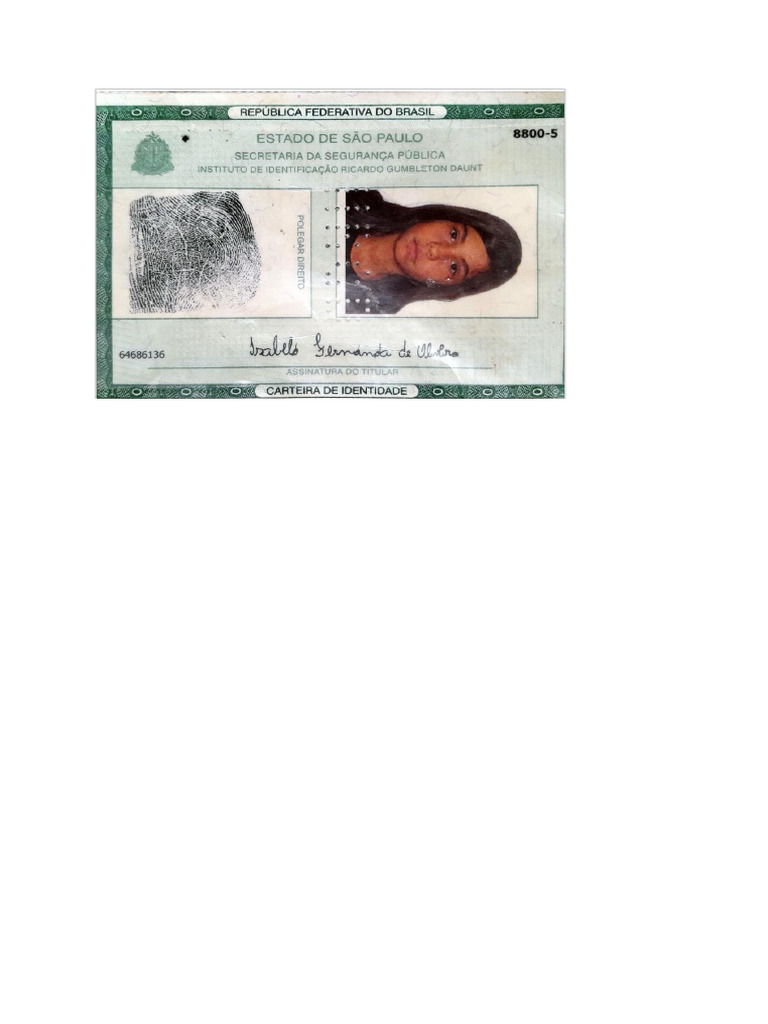 Carteira de Identidade | PDF