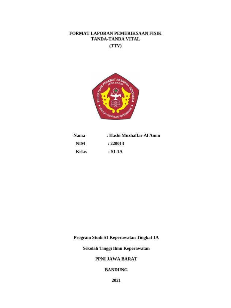Tugas Pemfis TTV Hasbi Muzhaffar Al Amin 220013 Kelas S1-1A | PDF Tugas Pemfis TTV Hasbi Muzhaffar Al Amin 220013 Kelas S1-1A | PDF