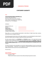 Maersk Container Guarantee Permanent Letter | PDF | Supply Chain ...